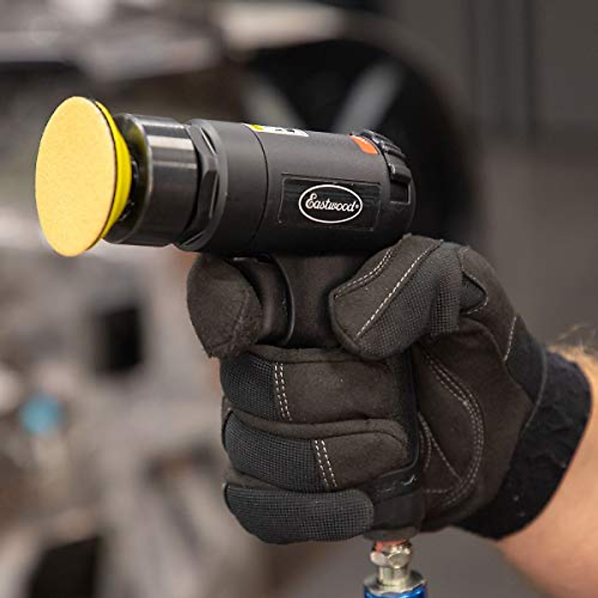 Eastwood Pistol Grip 3In Composite Orbital Sander Comfort Durable Lightweight