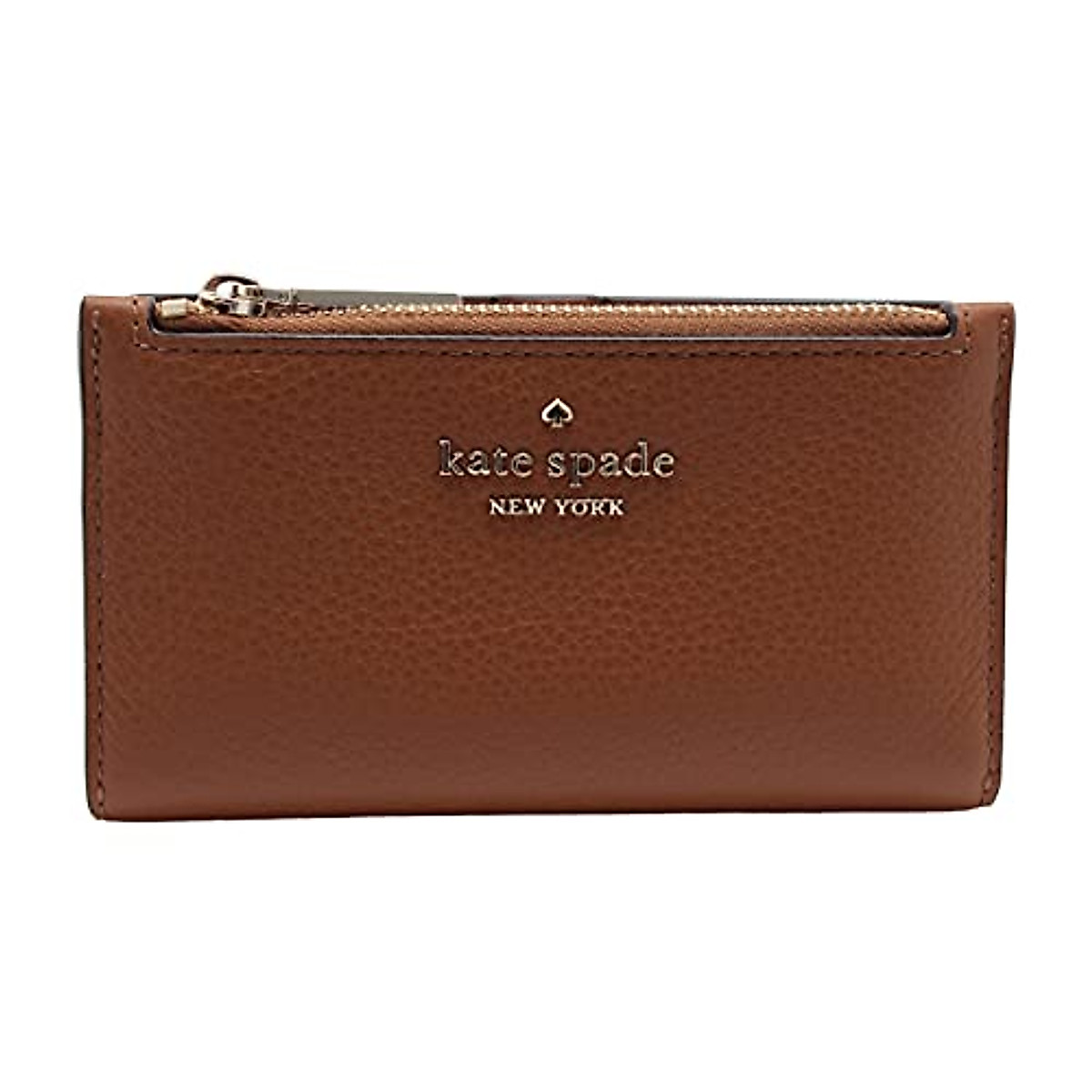 Kate Spade New York Leila Small Slim Bifold Wallet Warm Gingerbread