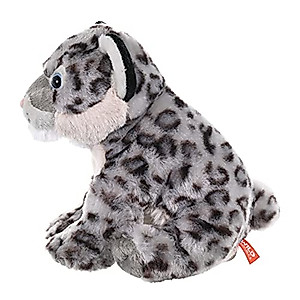Wild Republic Snow Leopard, Cuddlekins, Stuffed Animal, 12 inches, Gift for Kids, Plush Toy, Fill is Spun Recycled Water Bottles