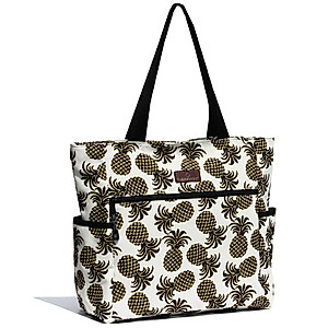 VAVAER Gym Tote Bag Large Beach Bags Water Resistant Totes for Women Lightweight Travel Tote Bag with Zipper