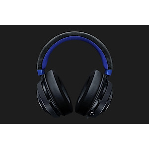 Razer Kraken for Console - Wired Console Gaming Headset (Custom-Tuned 50 mm Drivers, Cooling Gel-Infused Ear Cushions, Unidirectional Retractable Microphone, Cross-Platform) Black-Blue