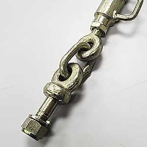 1 (One) Universal 3 Point Hitch Chain Stabilizers Turnbuckle Sway Check 11.7-13.5 Fit Most Tractors 15 to 40 HP