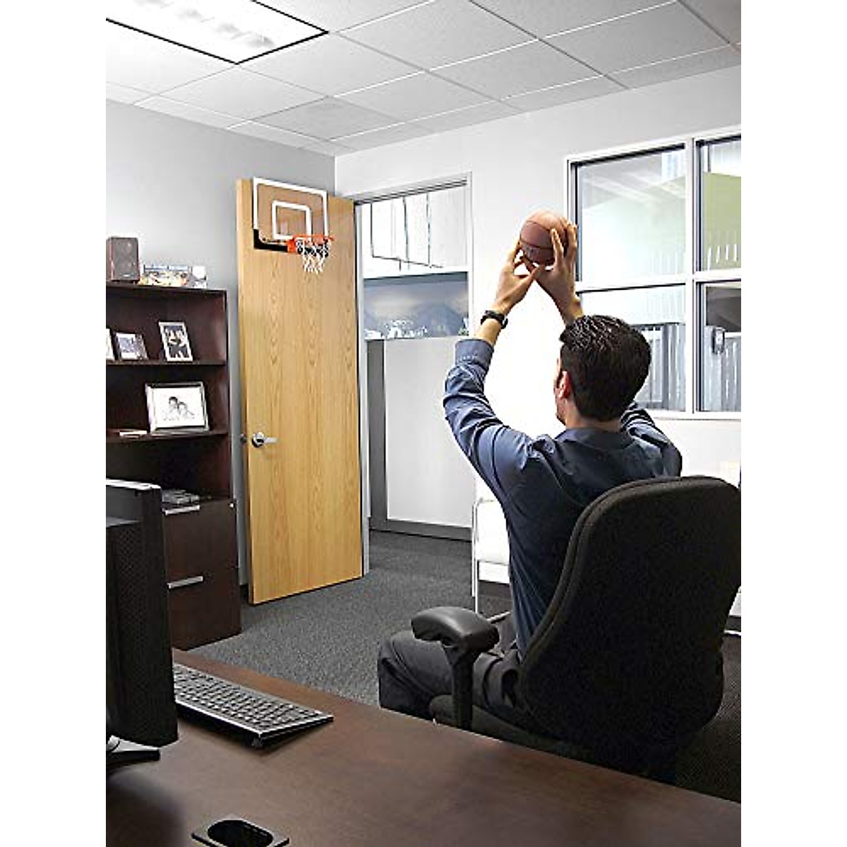 SKLZ Pro Mini Basketball Hoop with Ball, Standard (18 x 12 inches)