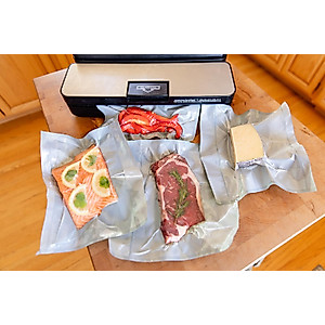 It’s A Vibe Designs Vacuum Sealer Bags for Food – 3-Roll Set Camouflage Vacuum Seal Bags – 11in x 16ft Pre-Cut Vacuum Bags for Food, Sous Vide, Storage, Meal Prep – BPA-Free Seal a Meal Bags