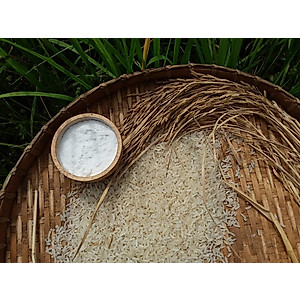 Organic Jasmine Rice Powder - Face Mask, Dry Shampoo Powder, Rice Water Rinse & Body Scrub