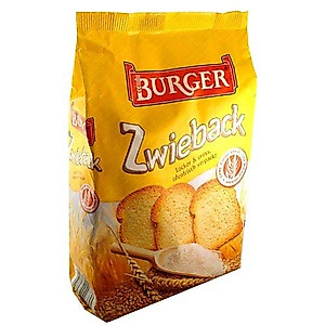 Burger Zwieback Rusk Bread From Germany Pack of 2