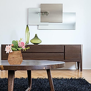 Operitacx Woven Pen Container Rattan Pencil Holder Wicker Pen Cup Rattan Vase Makeup Brushes Holder Desktop Sundries Organizer Container Box for Office Home Utensil Cutlery