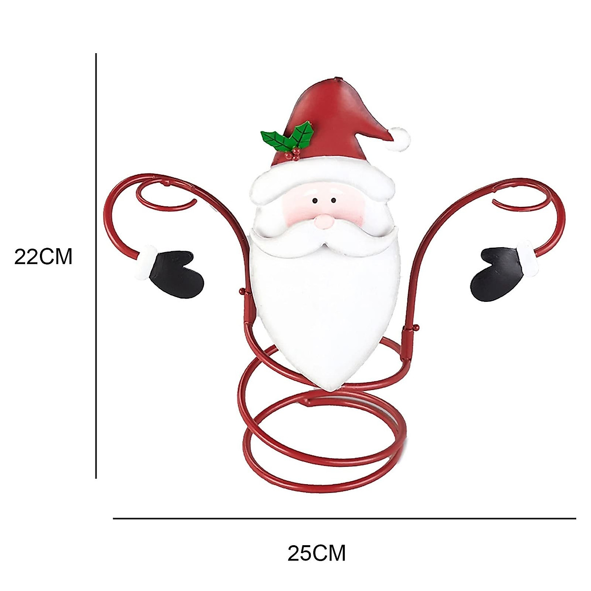 Ailgely Christmas Wine Bottle Glass Holder, Countertop Wine Glass Holder Winter Snowman Christmas Dwarf Santa Festival Winebottle Decoration Wine Glass Bracket
