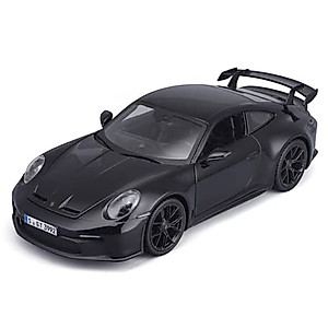 Maisto - 1/18 Scale Model Compatible with Porsche 911 GT3 2022 Die-Cast Scale Model Replica Miniature (Black)