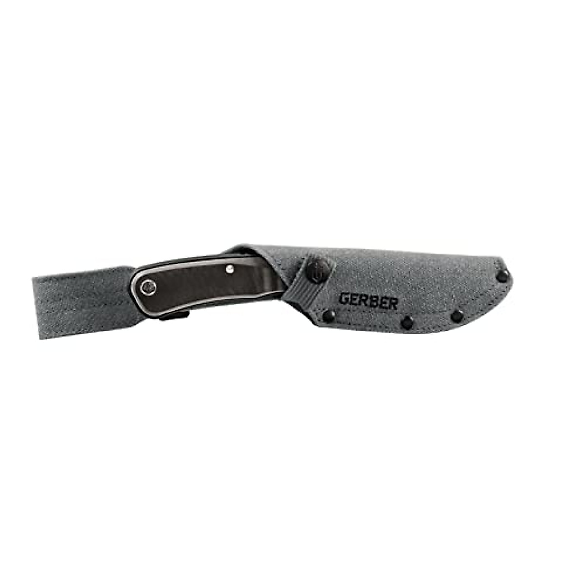 Gerber Gear Downwind Drop Point - Hunting Knife with Sheath for Camping & Hunting Gear - Olive