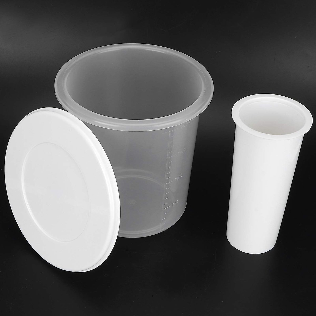 Ice Bucket Reusable Shaved Clear Shaved Ice Cup for Ice Bucket Refillable Making Model with Lid