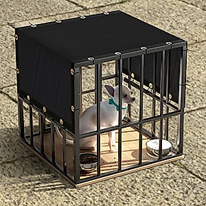 ColourTree 6' x 4' Black Shade Cloth Tarp with Grommets - 90% Sunblock, Durable Net Mesh Fabric for Dog Kennel, Plant Cover, Patio, Chicken Coop & Pet Playpen Roof (We Make Custom Size)