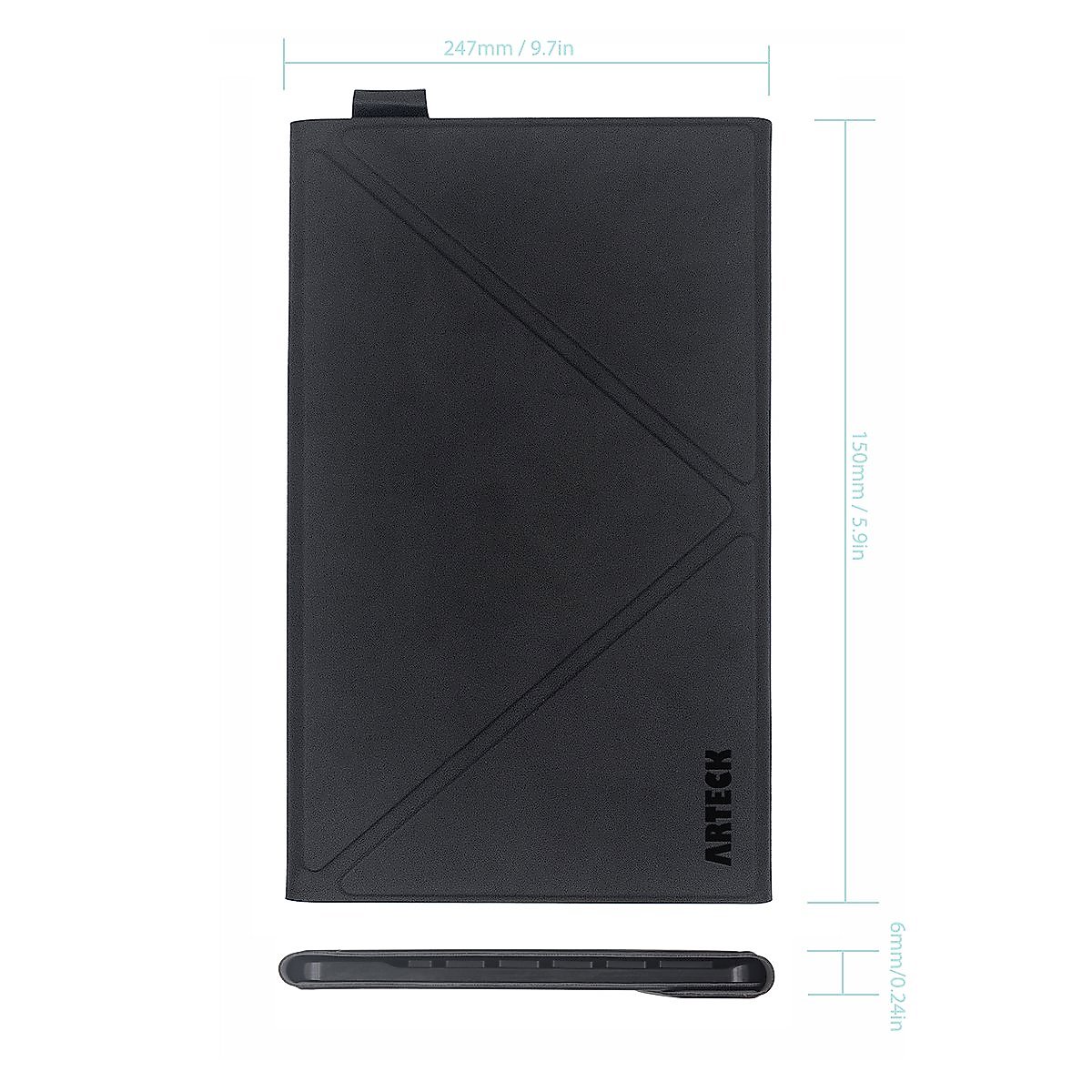 Arteck Protection Case & Stand HB030B Bluetooth Keyboard (Bluetooth Keyboard not included)