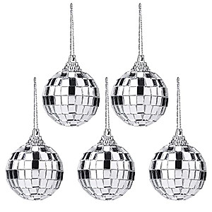 Christmas Decorations Mini Disco Ball Party Decorations - Mini Christmas Ball Decorations, Disco Ball Decorations - Disco Balls for Parties, Festivals, Weddings, Dance and Music Festivals (1.6)