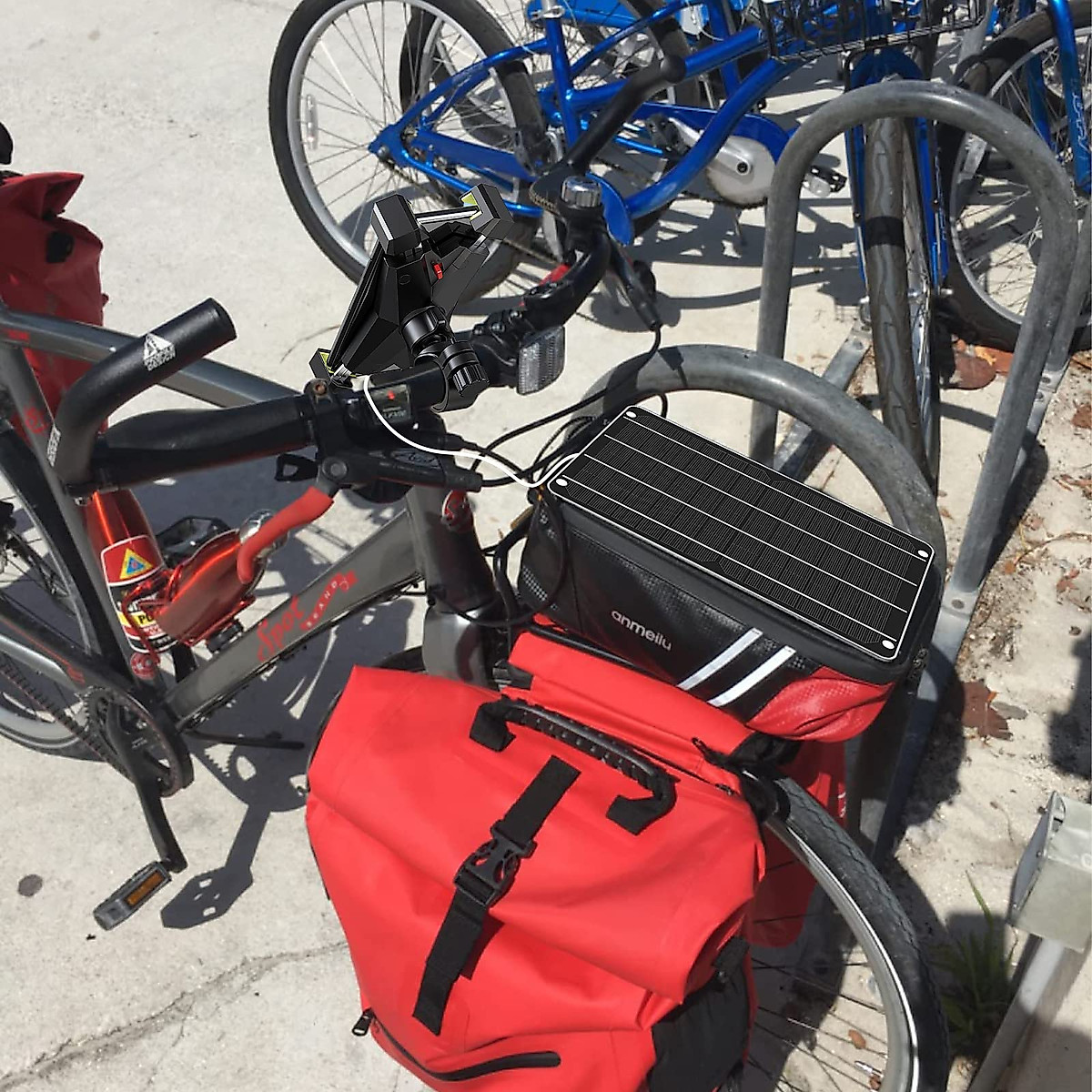 Mini 6W Solar Panels Chargers USB 5V Small Monocrystalline Power Emergency Panels IP67 Waterproof for Outdoor Security Camera Fans Flashlight Pond Air Bubbler Fish Tank Oxygen Pump