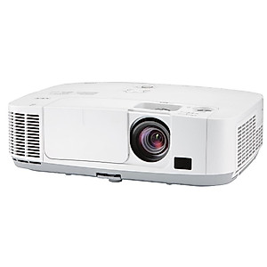 NEC Display Solutions NP-P420X 1024 x 768 4200 Lumens LCD Entry-Level Professional Installation Projector 2000:1 Front, Rear, Ceiling RJ45