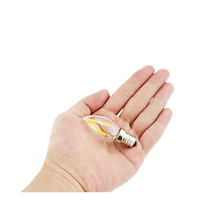 C7 LED Night Light Bulbs,15 Watt LED Night Light Bulb Equivalent,1.5W Led Bulbs, Mini Candelabra E12 Base For Christmas Light String Retro,Himalayan salt lamp, night light lamp,Non-Dimmable 6pack