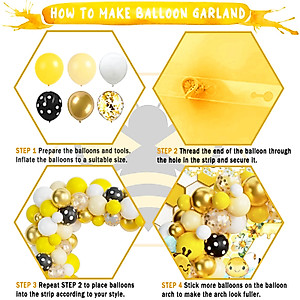 Party Inspo Bee Baby Shower Decorations, Bumble Bee Baby Shower Decor, A Little Honey is On The Way Backdrop Balloon Banner Tablecloth Cake Cupcake Topper Box Sash Cutouts