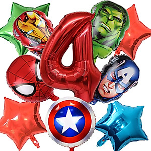 10pc hero balloon party decoration theme party supplies