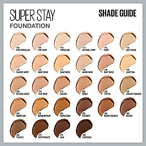 Maybelline New York Super Stay Full Coverage Liquid Foundation Makeup, Espresso, 1 Fl Oz