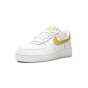 Nike Womens WMNS Air Force 1 Low 315115 170 White/Saturn Gold - Size 9W