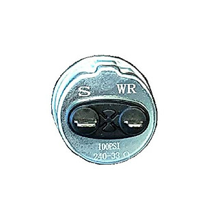 IIL Oil Pressure Sender, 0-100 psi, Datcon 240-33 ohm, w/20 psi Alarm, Blade Type