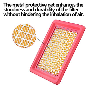 Ceukius 4 Pack 951-15245 Air Filter Replace for MTD 951-15245 751-15245, Fits Cub Cadet MTD 159cc 196cc Engine Lawn Mower