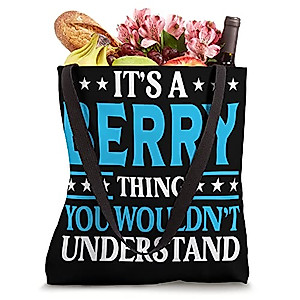 It's A Berry Thing Personal Name Funny Berry Tote Bag