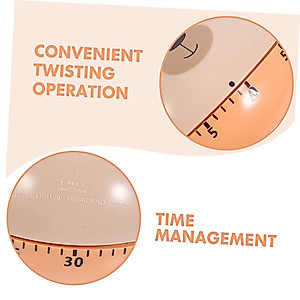 Cabilock 1Pc Cartoon Timer Rotating Timer Clock Animal Timer for Baking Cooking Timer Kitchen Food timers Countdown Timer Cake Toy Timer for Student Statue to Rotate rotatable Metal Inside