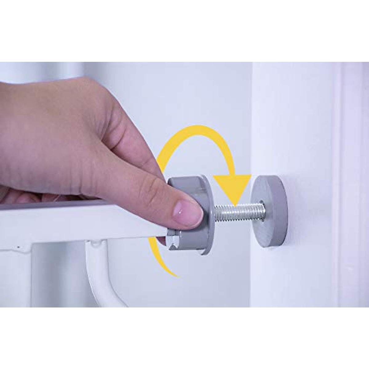 Regalo Easy Step 38.5-Inch Wide Walk Thru Baby Gate, Includes 6-Inch Extension Kit, 4 Pack Pressure Mount Kit, 4 Pack Wall Cups and Mounting Kit