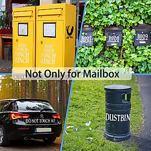 4" 132 Pieces Reflective Mailbox Numbers Letters Stickers for Outside,Self Adhesive Numbers Letters for Mailbox,White Waterproof Vinyl Numbers Letters Decal for Address Door House Cars Trash Bin Home