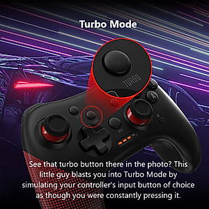 Acer Nitro Wired Gaming Controller - Featuring Joystick, Directional Pad, Turbo Button, Action Buttons and LED Indicator Lights - Compatible with Windows and Android Devices