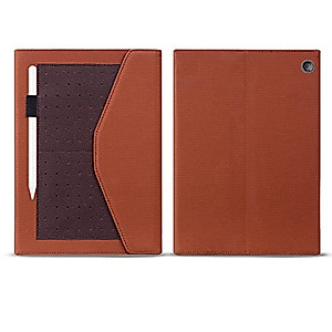 GREYKA Tablet PC Case Compatible with All-New Kindle Fire 7 Tablet (7", 12th Generation, 2022 Release) Case PU & TPU Tablet Case Kickstand Tablet Case Card Slot Case Tablet Protection (Color : Brown)