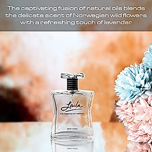 Geir Ness Laila Eau de Parfum Spray - Long Lasting Fresh, Airy and Clean Fragrance for Women - Blend of Fruity and Floral Scent (1.7 oz)