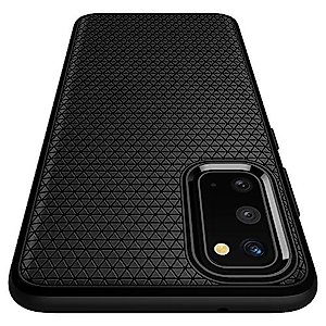 Spigen Liquid Air Armor Designed for Samsung Galaxy S20 Case (2020) - Matte Black