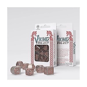 Q-Workshop Viking RPG Dice Set Niflheim