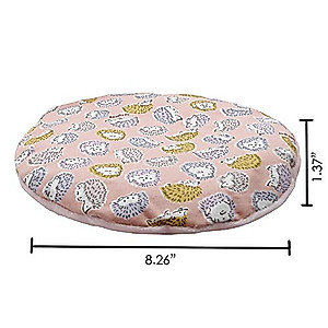 Handmade Sleeping Bag Pouch Hideout Cave Habitat for Hedgehog Guinea Pig Hamster Ferret Squirrel Small Animal Bed Nest House Cage Portable Big Cushion (Pink)