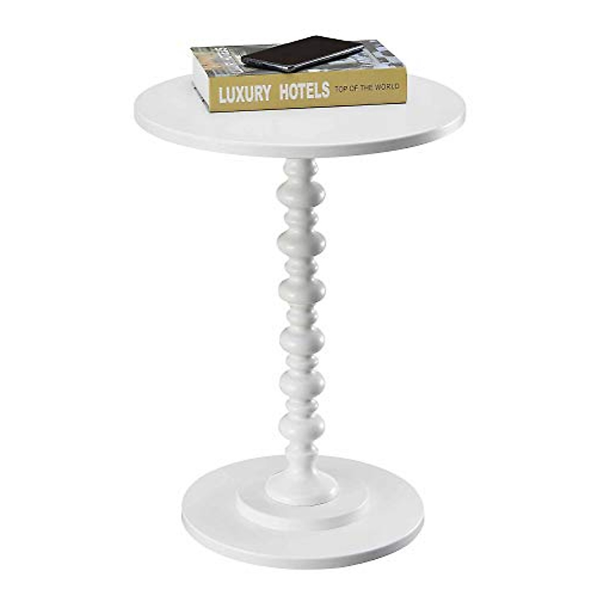 Convenience Concepts Palm Beach Spindle Table, White