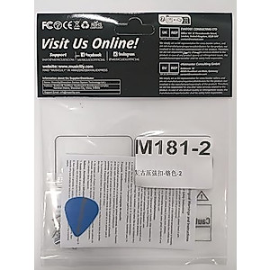 Musiclily Metal Vintage String Guides String Trees Retainers for Fender Strat Tele Style Electric Guitar, Chrome(Set of 2)