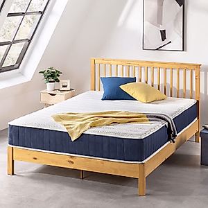 Mellow 10 Inch RENA Pocket Spring Hybrid Mattress with Green Tea Memory Foam, Queen Navy