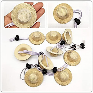 Lizard Bearded Dragon Hat 2Pcs Reptile Caps Helmet Clothes Costume Clothing Adjustable Top Hat Breathable Hawaiian Dog Headwear Headdress for Pet Small Animal Guinea Pig Gecko Hamster Ferret