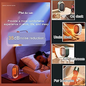 electric space heaters for indoor use: plug in portable small room personal heater with fan for bedroom bathroom | 1200 watt mini heater for office under desk table quiet handy 300 sq ft air heat