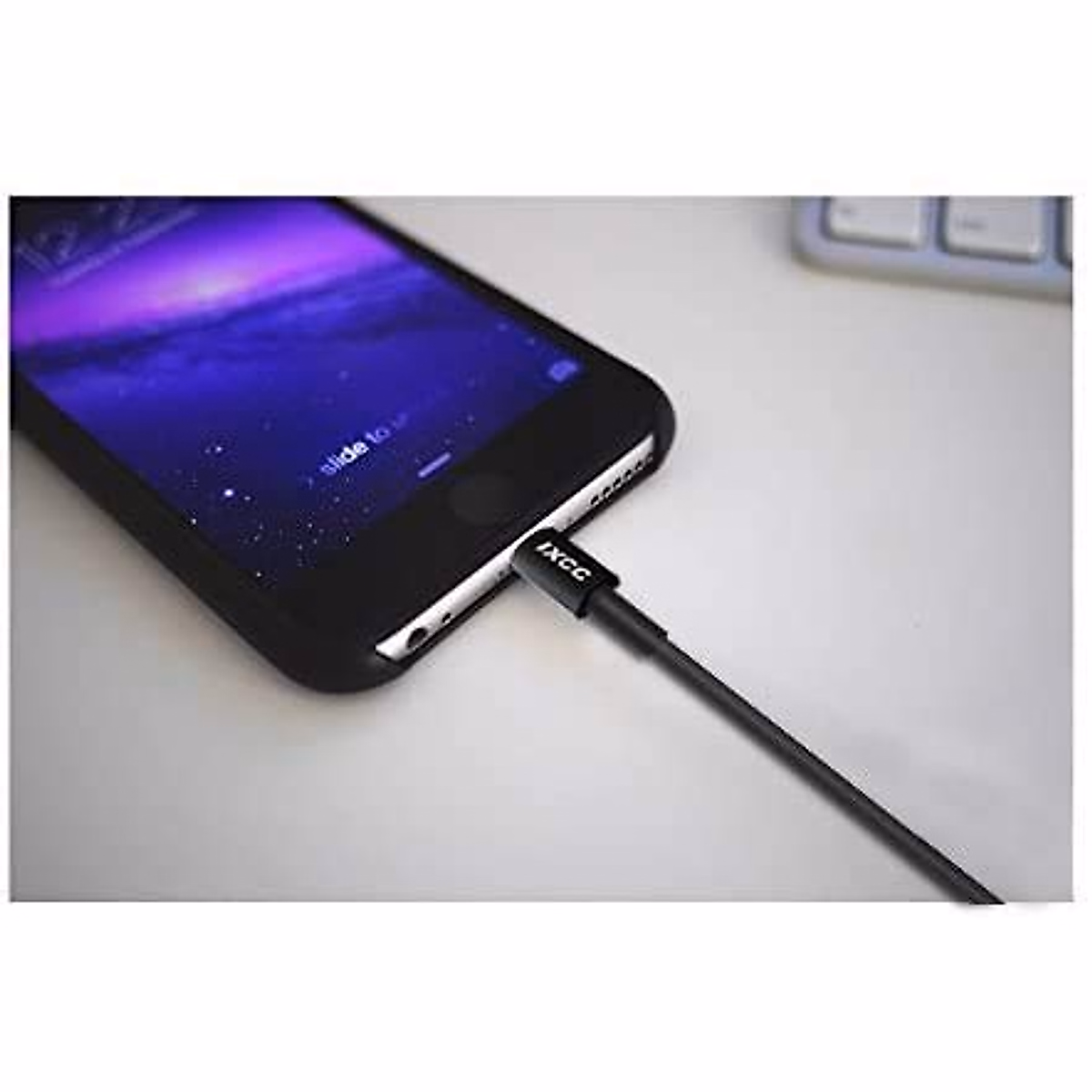 iXCC MFi Lightning Cable 10ft, iPhone Charger, for iPhone X, 8, 8 Plus, 7, 7 Plus, 6s, 6s Plus, 6, 6 Plus, SE 5s 5c 5, iPad Air 2 Pro, iPad Mini 2 3 4, iPad 4th Gen (Black)