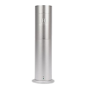 Hotel Collection - Mini Studio Scent Essential Oil Diffuser - Therapeutic Aromatherapy - Cold-Air Diffusion Technology - 400 sq. ft. Coverage - Waterless Air Diffuser for Home, Office & Hotel - Silver