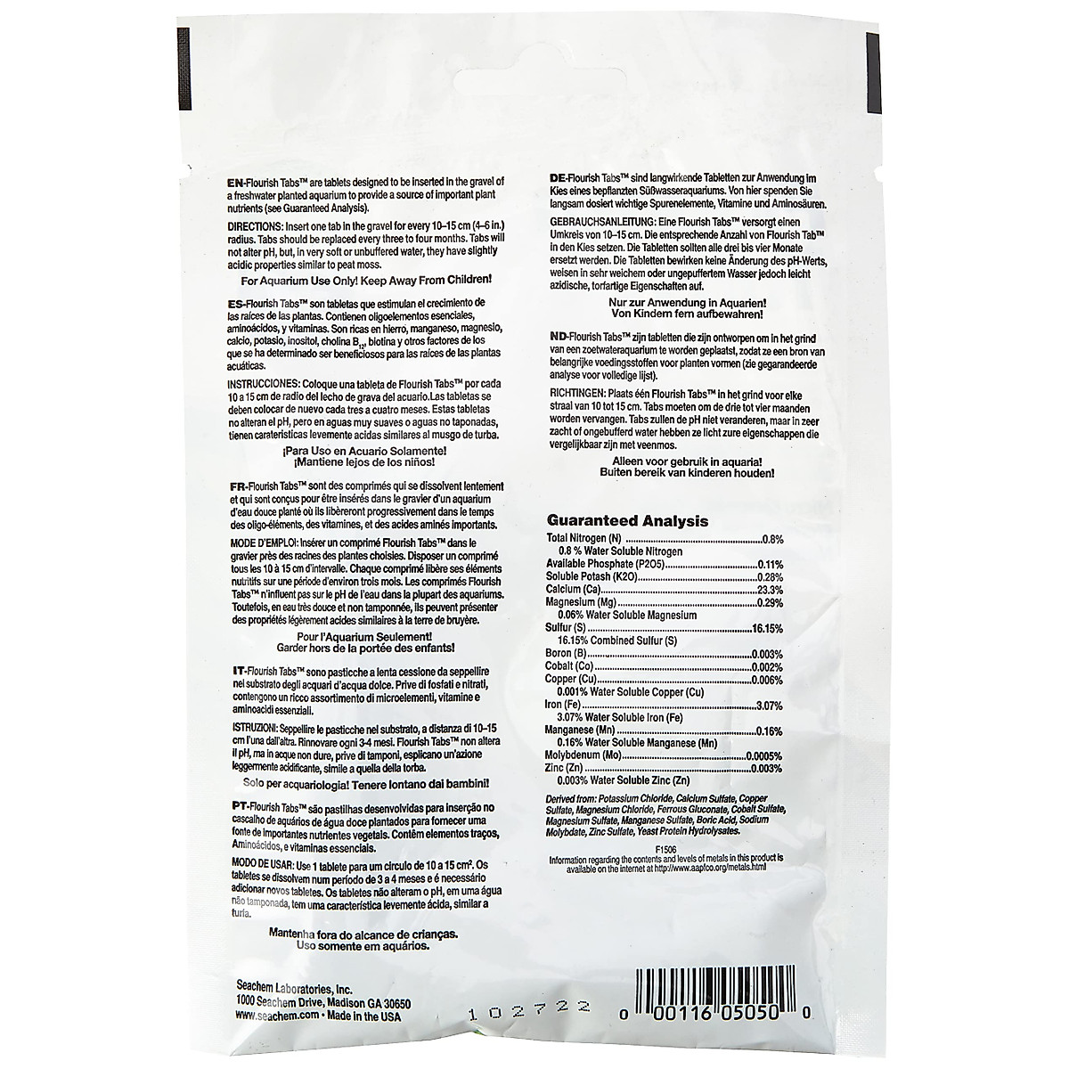 Seachem Flourish Plant Growth Supplement Bundle for Aquariums