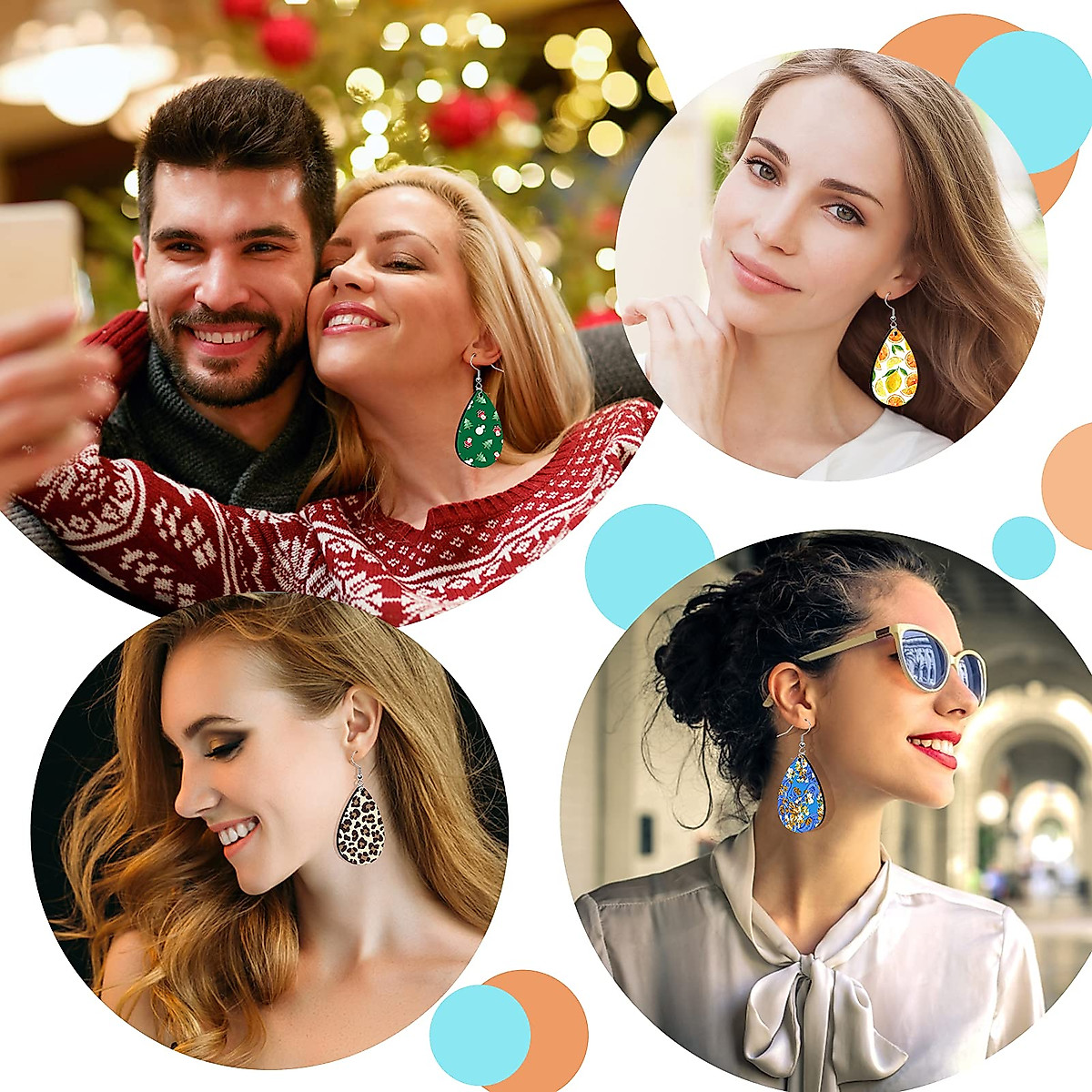 50pcs Sublimation Blanks Products - Sublimation Earring Blanks with Earring Hooks and Jump Rings for Halloween Christmas Women Girls DIY Earring Project Sublimation Accessories