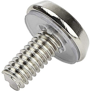 StarTech.com 12-24 Server Rack Screws - 50 Pack - Mounting Screws for Rack and Server Cabinets - Nickel-Plated, TAA (CABSCRWS1224)