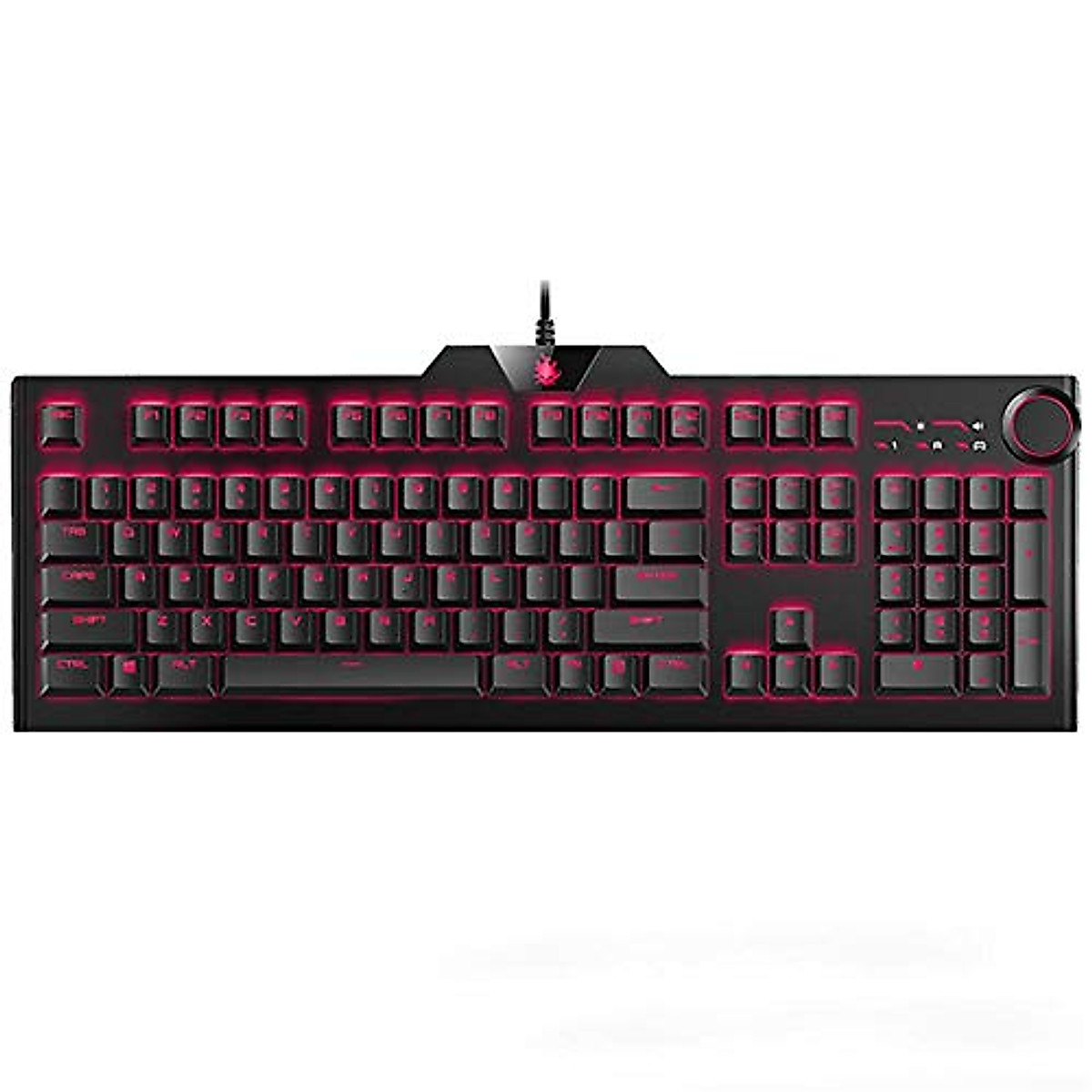 Gaming Keyboard Wired Gaming Mechanical Keyboard 104 Keys 15 RGB Backlight Cherry MX Switch 1000Hz Suitable For Office And Home Use Mechanical Gaming Keyboard ( Color : Black , Size : Red switch )