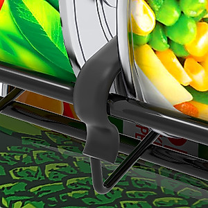 2 Pack SimpleHouseware 2 Tier Can Rack, Black