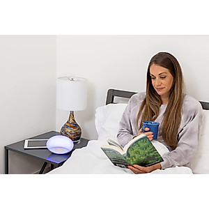 iHome Zenergy Sunrise Bedside Therapy Machine with Bluetooth Speaker, Sunrise Wakeup and USB Charging
